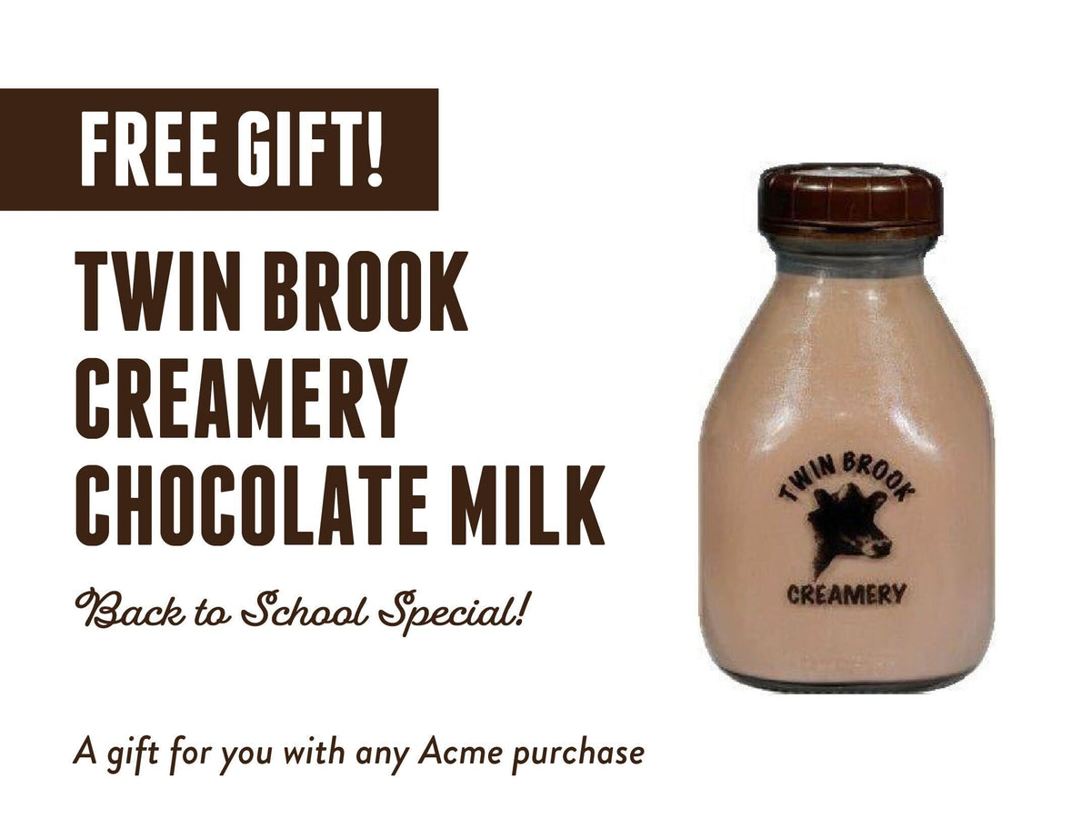 FREE GIFT! CHOCOLATE MILK FOR BACK TO SCHOOL! – ACME Farms + Kitchen