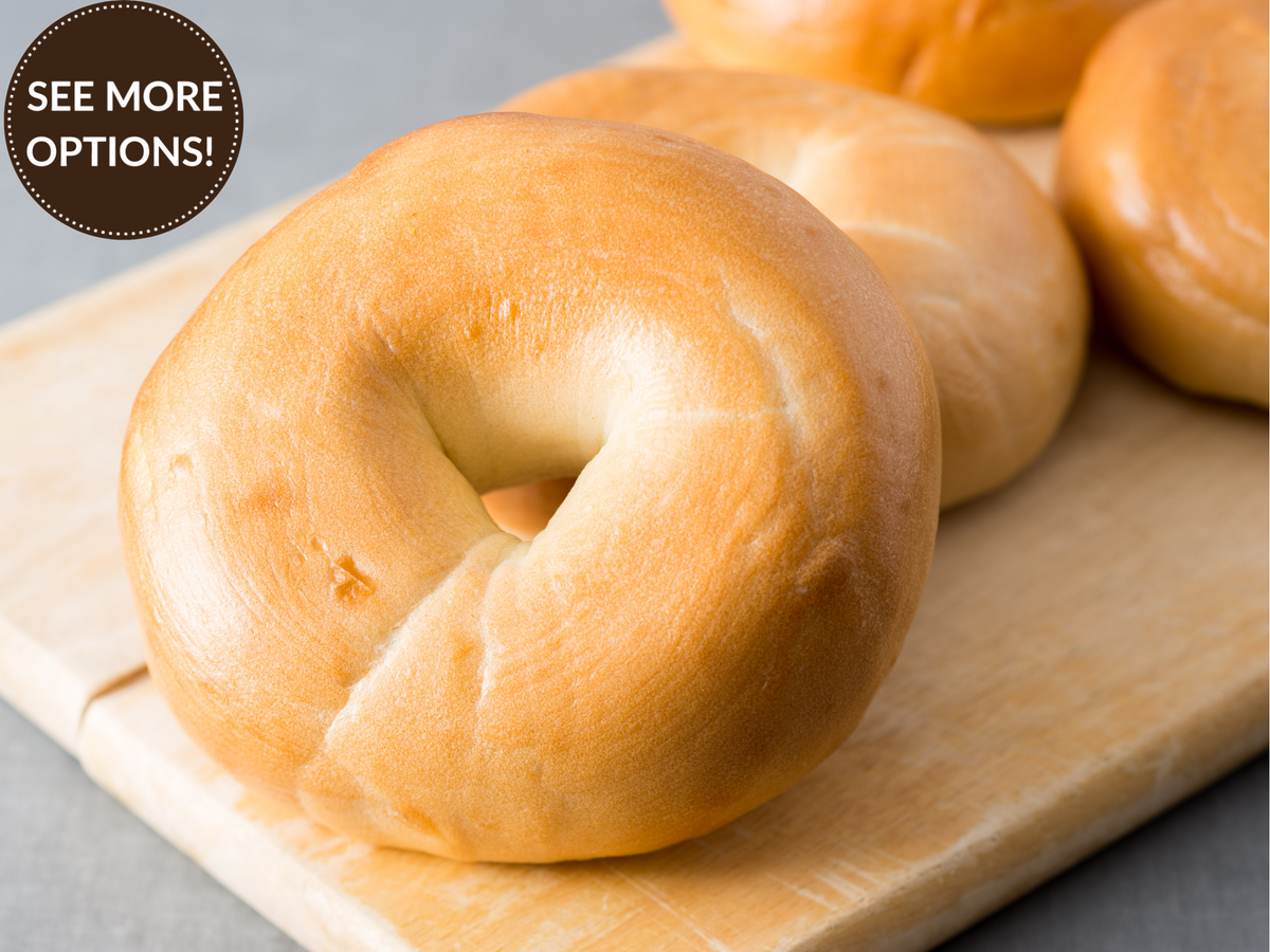 PLAIN BAGELS WITH SPREAD – ACME Farms + Kitchen